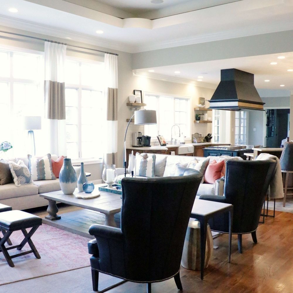 FAMILY ROOM INTERIOR DESIGN GALLERY - st louis moCure Design Group
